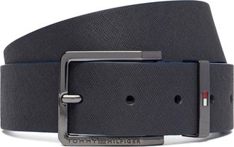 Tommy Hilfiger G&uuml;rtel Tommy Hilfiger Oliver Saffiano 3.5 AM0AM14573 Dunkelblau