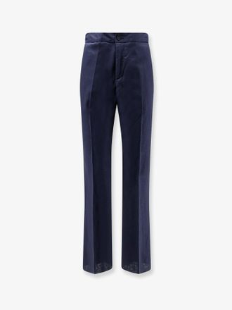 Hev&ograve; Linen and viscose trousers - HEVO - gender_Man