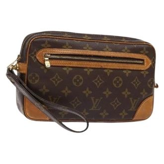 Louis Vuitton Pre-owned Canvas clutches - - Pre-owned - Damen - Braun - ONE SIZE