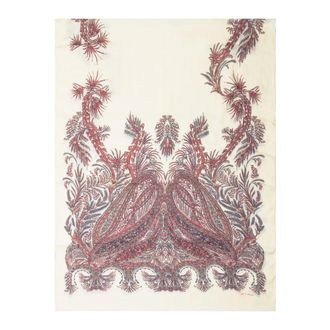 Etro Femme, Accessoires, Multicolore, Taille: ONE Size &Eacute;charpe en m&eacute;lange de cachemire avec imprim&eacute; plac&eacute;