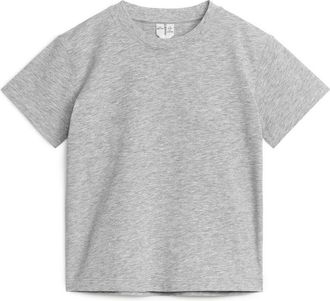 Arket T-Shirt Mit Rundhalsausschnitt -Grau