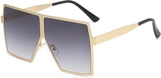 Generic Lunettes De Soleil Tendance Unisexes, Monture Carr&eacute;e En M&eacute;tal, Style Carr&eacute;, Id&eacute;ales For Le Sport En Ext&eacute;rieur, Les Trajets Quotidiens Et Les Soir&eacute;es.(