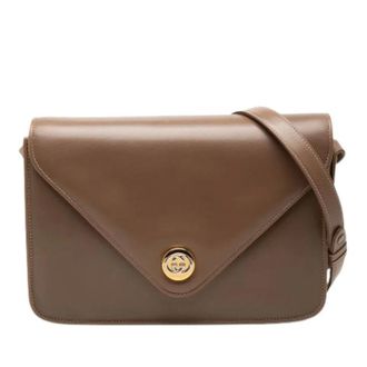 Gucci Sac bandouli&egrave;re vintage doccasion - Femme - Pre-owned - Brun - Taille: ONE Size