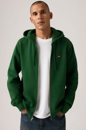 Levi's Hoodie mit Rei&szlig;verschluss - Herren - Gr&uuml;n / Gr&uuml;n