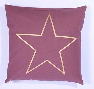 La Finesse Kissenbezug, Baumwolle, Farbige Textil, Einer Größe