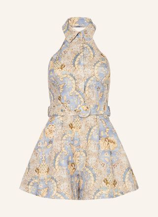 Zimmermann Jumpsuit Daylight Aus Leinen blau