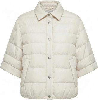 PESERICO Femme, Vestes, Blanc, Taille: 38 FR Giubbino