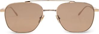 Leisure Society Montez Sonnenbrille mit strukturiertem Gestell - Gold