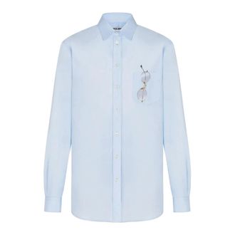 Moschino New Tailoring Classic With Twist Shirt - - Blouses & Shirts - Damen - Blau - L
