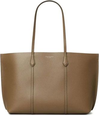 Tory Burch Femme, Sacs, Brun, Taille: ONE Size Perry Triple Compartment Leather Tote