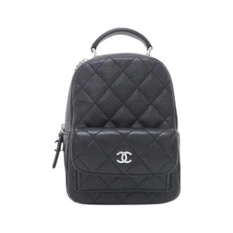 Chanel Pre-owned Sac &agrave; dos intemporel classique en caviar - Femme - Pre-owned - Noir - Taille: ONE Size