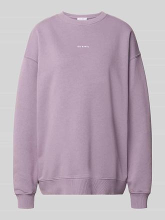 Oh April Oversized Sweatshirt mit Rundhalsausschnitt und Logo