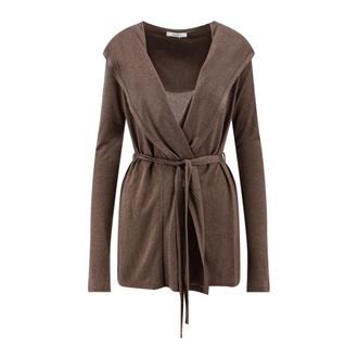 Max Mara Damen, Strickwaren, Braun, SGr&ouml;&szlig;e