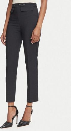 Elisabetta Franchi Stoffhose PA-195-66E2-V320 Schwarz Slim Fit