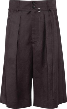 Tela Femme, Shorts, Brun, Taille: 36 FR Bermuda Pliss&eacute;e