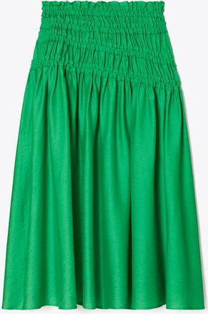 Tory Burch Damen Gesmokter Rock aus Viskose