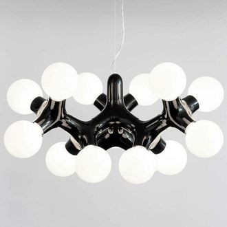 Next Neuwertig] Next Dna Chandelier Xl Kronleuchter Deckenlampe Deckenleuchte Lampe In Schwarz B-Ware