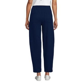 Lands End Serious Sweats High Waist Barrel-Jeans, Damen, Gr&ouml;&szlig;e:40-42 tall, Blau, by Lands End