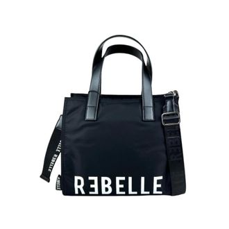 Rebelle Femme, Sacs, Noir, Taille: ONE Size Poppy Nylon Tote