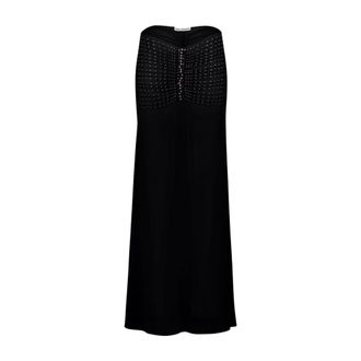 Paco Rabanne Nieten High-Waisted Rock - - Skirts - Damen - Schwarzk - S