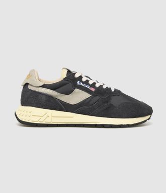 Autry Baskets Reelwind Daim Nylon Noir