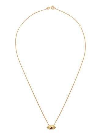 Wouters & Hendrix 18K yellow gold Lip garnet necklace - Or