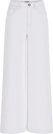 Guess Femme, Jeans, Blanc, Taille: W28 Wide Jeans