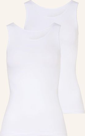 Schiesser 2er-Pack Tops Modern Multipacks weiss