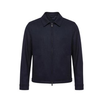 Corneliani Giubbino - Homme - Vestes - Bleu - Taille: XL