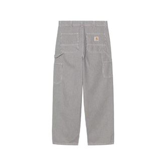 Carhartt Work in Progress Pantalon ample &agrave; rayures en coton