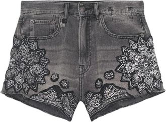 R13 Femme, Shorts, Noir, Taille: W28 Short X-Boyfriend