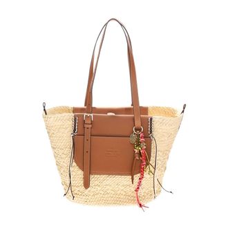 Cuba Lab Femme, Sacs, Beige, Taille: ONE Size Tropicana Tote Bag