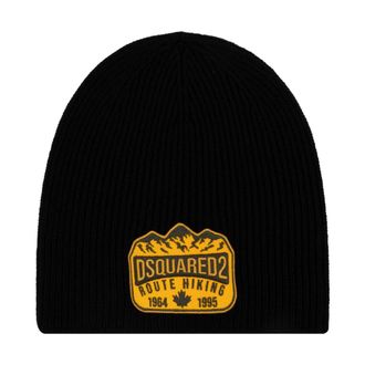Dsquared2 Kappe mit Patch - - Accessories - Herren - Schwarzk - ONE SIZE