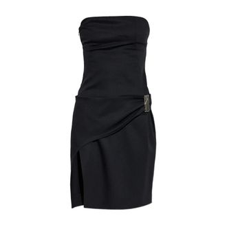 The Attico Midi-Kleid - - Dresses - Damen - Schwarzk - M
