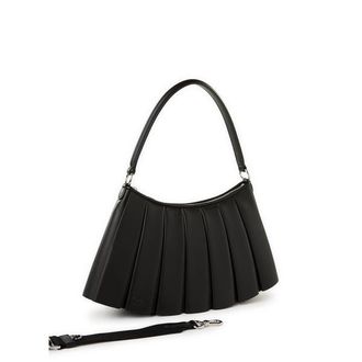 Lacoste Sac moyen Lenglen pliss&eacute; en cuir