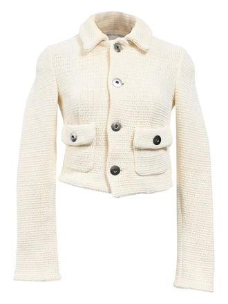 Bottega Veneta veste en maille &agrave; boutonni&egrave;re - Tons neutres