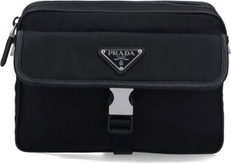 Prada Schultertasche Logo