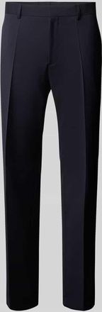 HUGO BOSS Regular Fit Anzughose mit Bügelfalten Modell Lenon