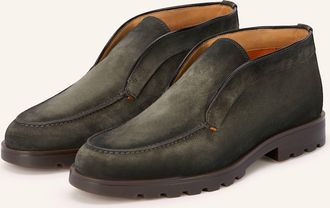 Santoni Stiefeletten Rock gruen