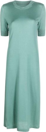 Barrie Langes Kaschmirkleid - Grün