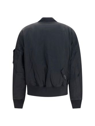 Yohji Yamamoto Nylon Bomber Jacket - Black