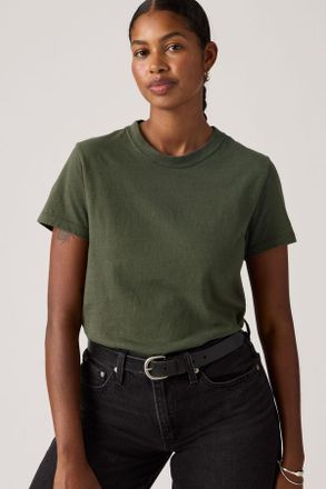 Levi's Favorite Slub-T-Shirt - Damen - Gr&uuml;n / Gr&uuml;n