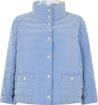 Moorer Femme, Vestes, Bleu, Taille: 38 FR Manteaux