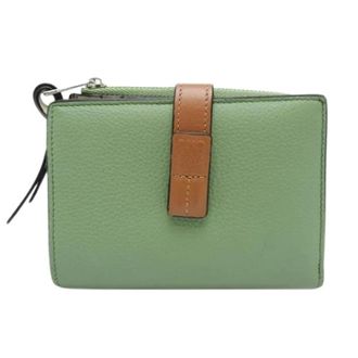 Loewe Portefeuille Bi-fold Pre-owned - Femme - Pre-owned - Vert - Taille: ONE Size