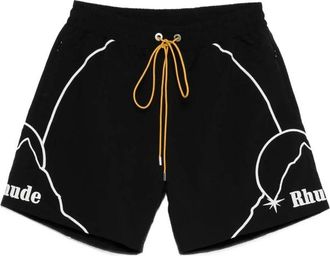 Rhude Homme, Shorts, Noir, Taille: L Short