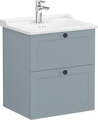 Vitra Badm&ouml;bel mit Waschbecken Root 60x67x46 cm mattgr&uuml;n (ROOTC60GINTC) - Vitra