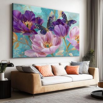 Generic Wandbilder Leinwand 140 x 70 cm Gro&szlig; Wanddeko Schlafzimmer Kunstdruck - Aesthetic Leinwandbilder Wohnzimmer Gem&auml;lde Foto Geschenk Living Room Decorati
