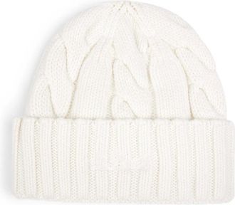 MC2 Saint Barth Homme, Accessoires, Blanc, Taille: ONE Size Bonnet en Laine Blanc &agrave; Grosses Mailles