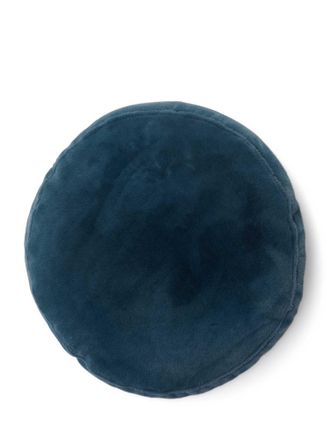 Essenza Dekokissen Mads Furry Stormy Grey, &Oslash; 45 cm - 100% Polyester - Uni