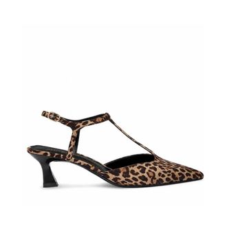 Stuart Weitzman Femme, Chaussures, Brun, Taille: 37 1/2 EU Vinnie Escarpin &agrave; Bride en T